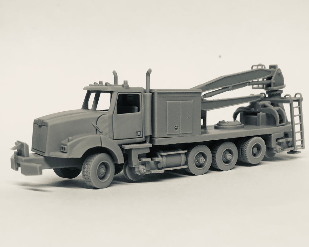 HO Hirail Boom Truck rail car mover HIRAIL MODE – Silver Spike Designs