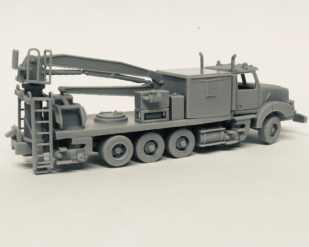 HO Hirail Boom Truck rail car mover HIRAIL MODE – Silver Spike Designs