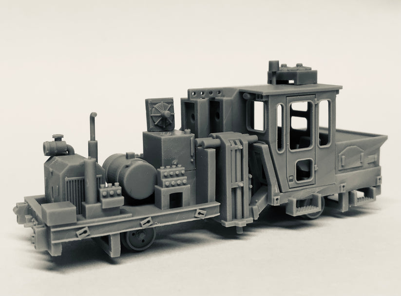 HO Spike Driver, Includes both cabs – Silver Spike Designs